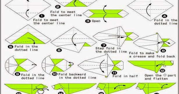 origami tiger instructions ~ easy paper craft for kids