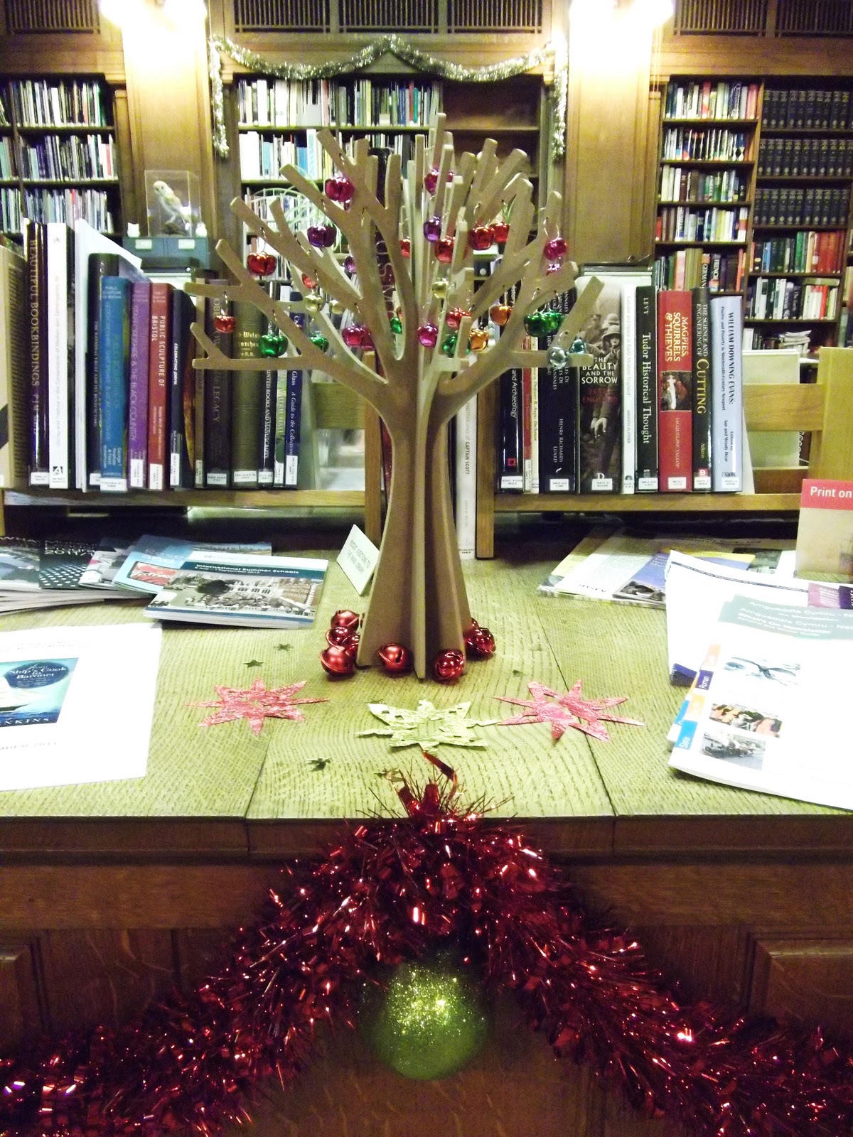 Squirrel Library: Christmas in the Library