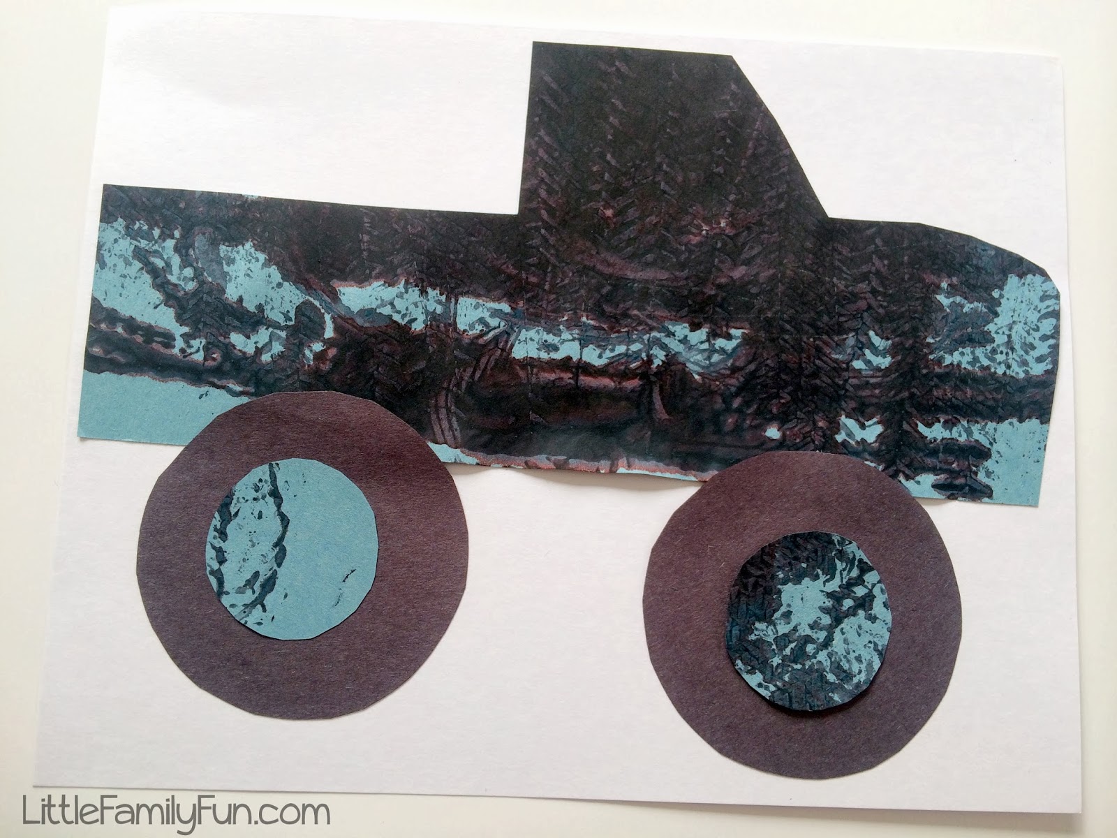 Little Family Fun: Monster Truck Craft