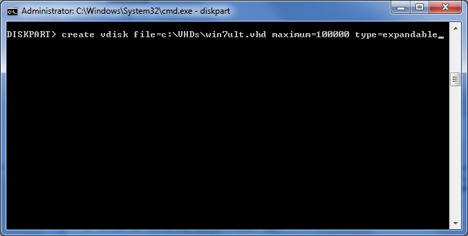 Coding Examples: Windows 7 Ultimate - Virtual Hard Disk