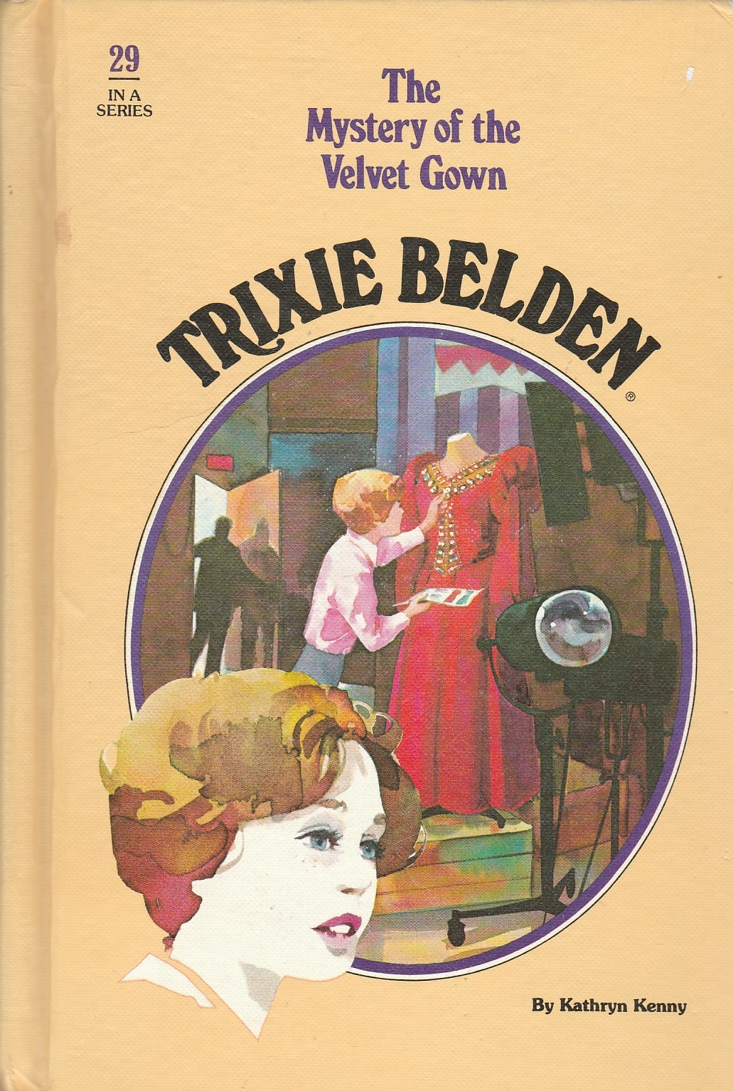 Series Books for Girls: Trixie Belden #29 Mystery of the Velvet Gown ...