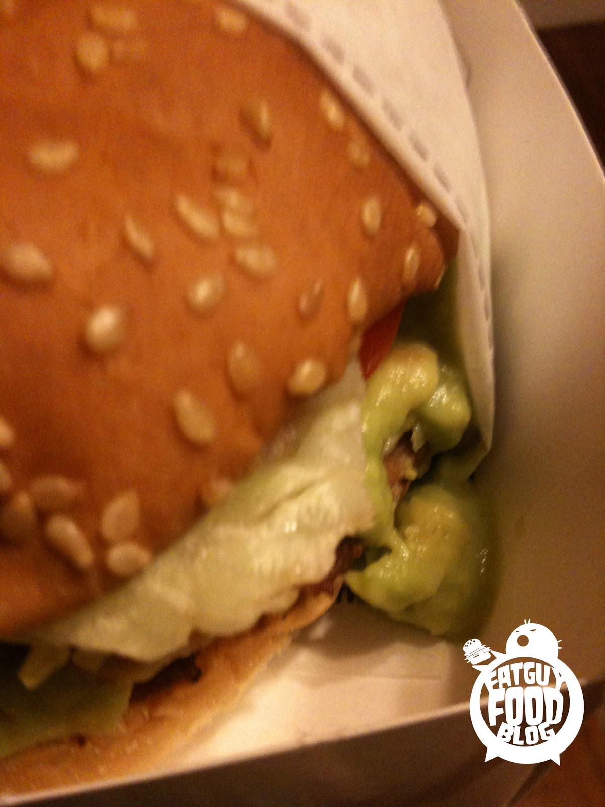FATGUYFOODBLOG: BK California Whopper GUAC AHOY!
