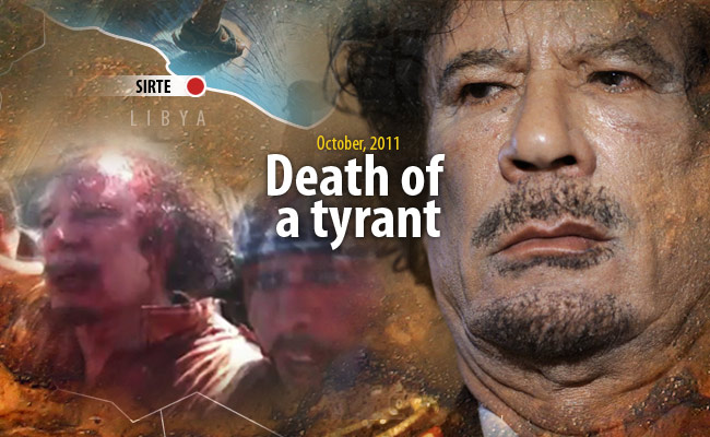 Gaddafi Shot Dead Killed Last moment Video