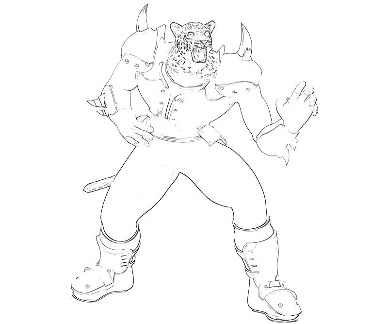 Tekken Coloring Pages Coloring Pages