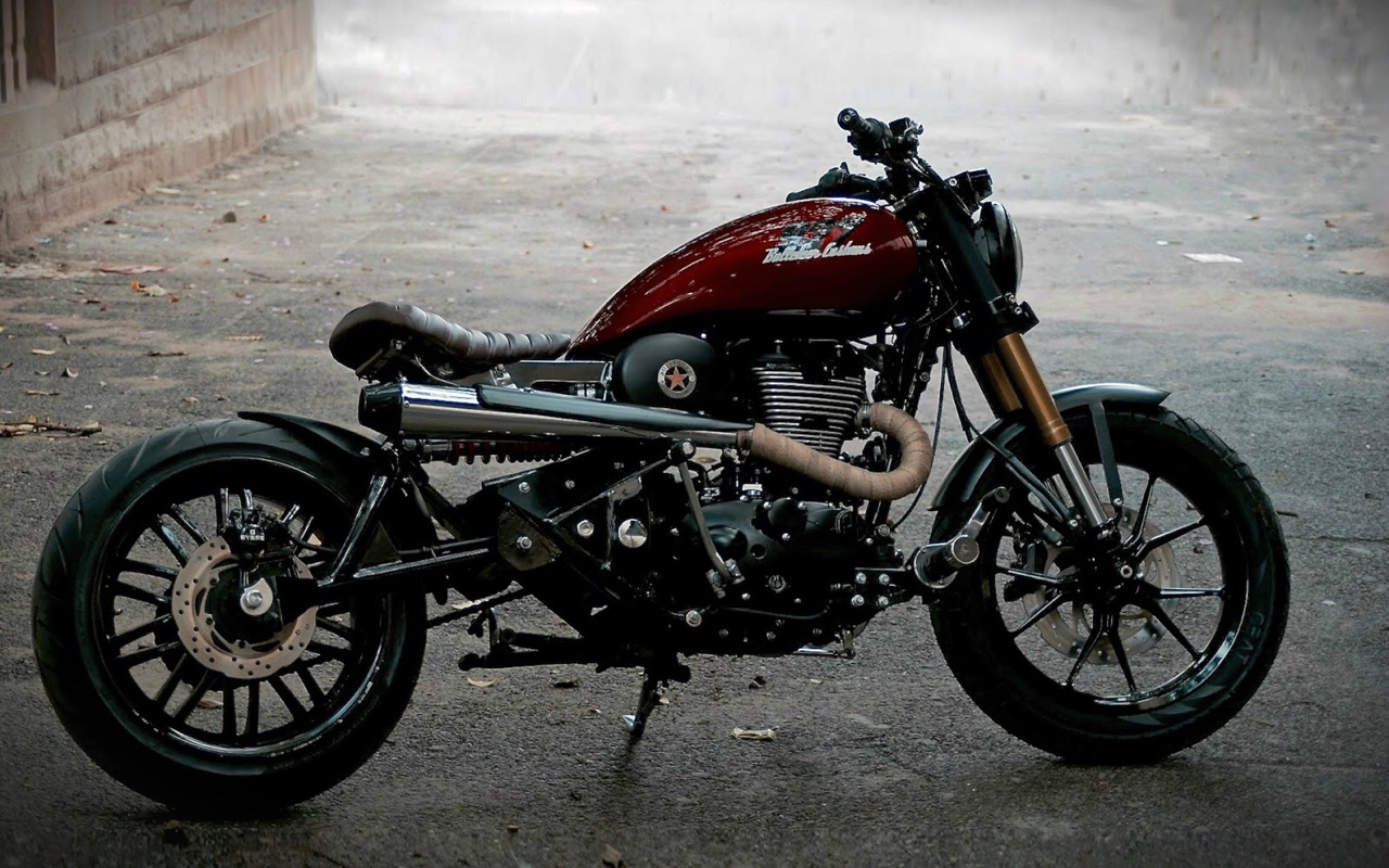 Os Motociclistas Made in Brasil: Royal Enfield 500 Bullet Custom ...