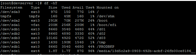 Linux Mount and Umount file system in linux