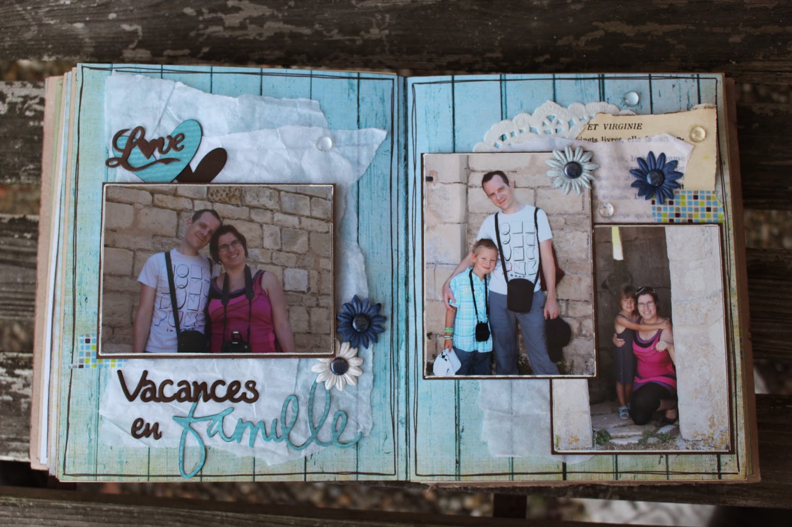 Scrap by twibady: Mini album "Souvenirs d'été"