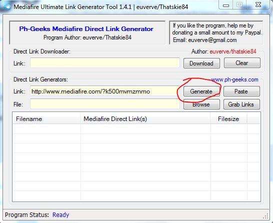 FREE DOWNLOAD PSP GAMES MEDIAFIRE LINK: Mediafire Premium Link Generator