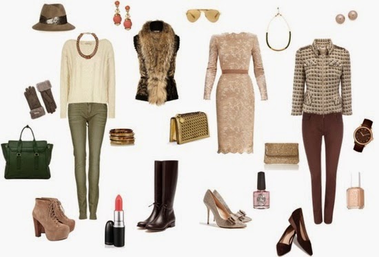 Stagione cromatica Autunno Soft abbigliamento colori