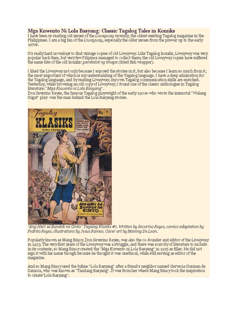 talambuhay ni severino reyes - philippin news collections