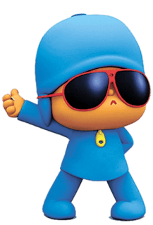 Cartoon Characters: Pocoyo (PNG)