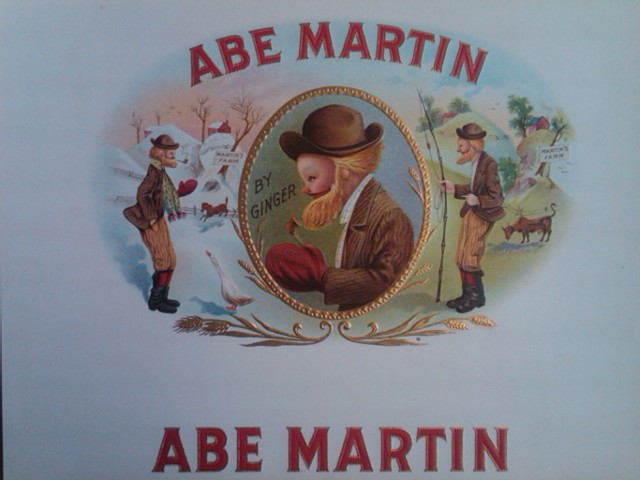 Hoosier Cartoonists: James Whitcomb Riley on Abe Martin