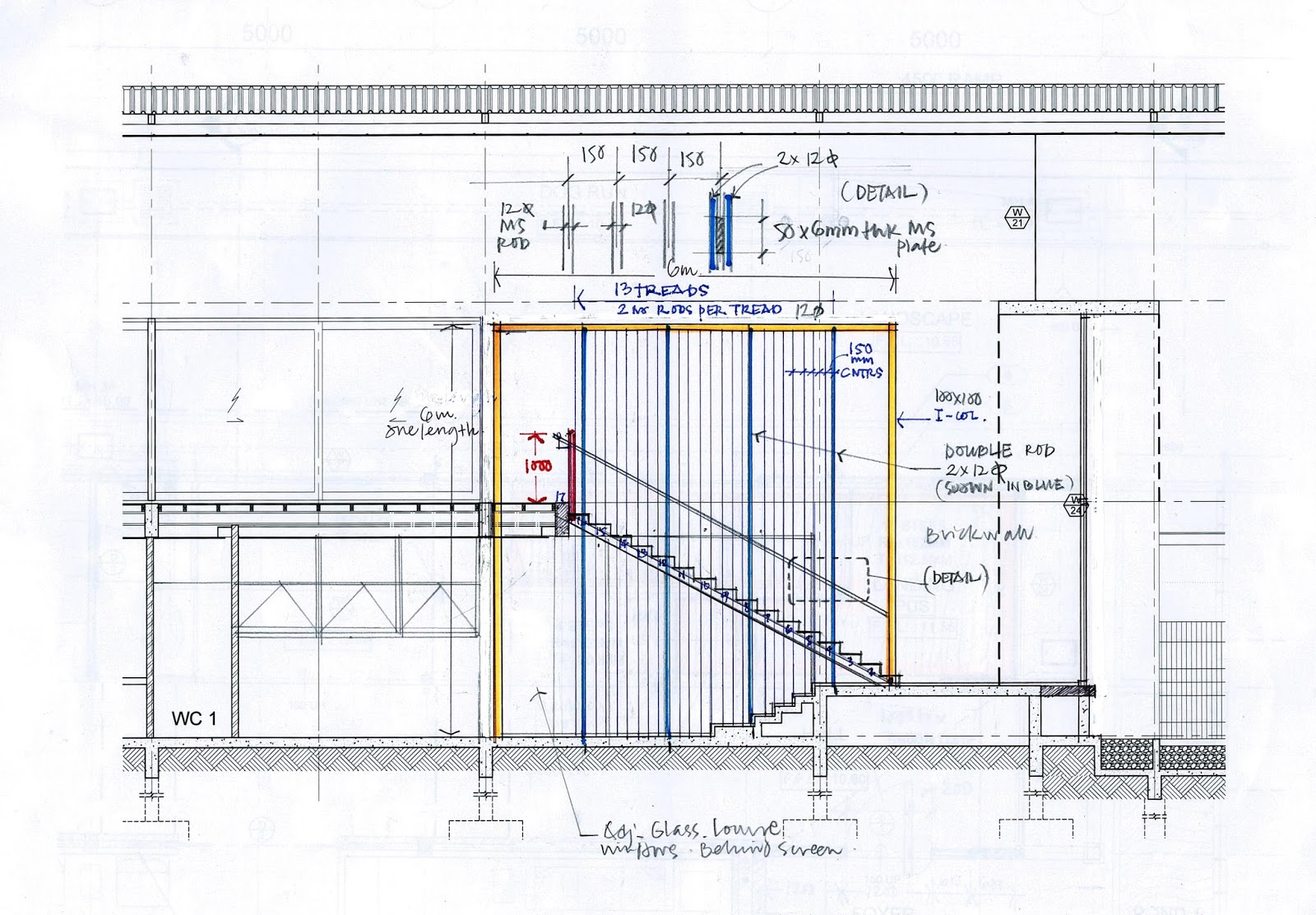 lines on paper: Work sketches - up stairs down stairs