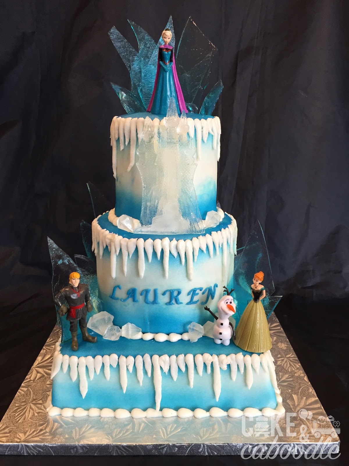 Frozen Ice Castle Cake 2 | Cake and Caboodle
