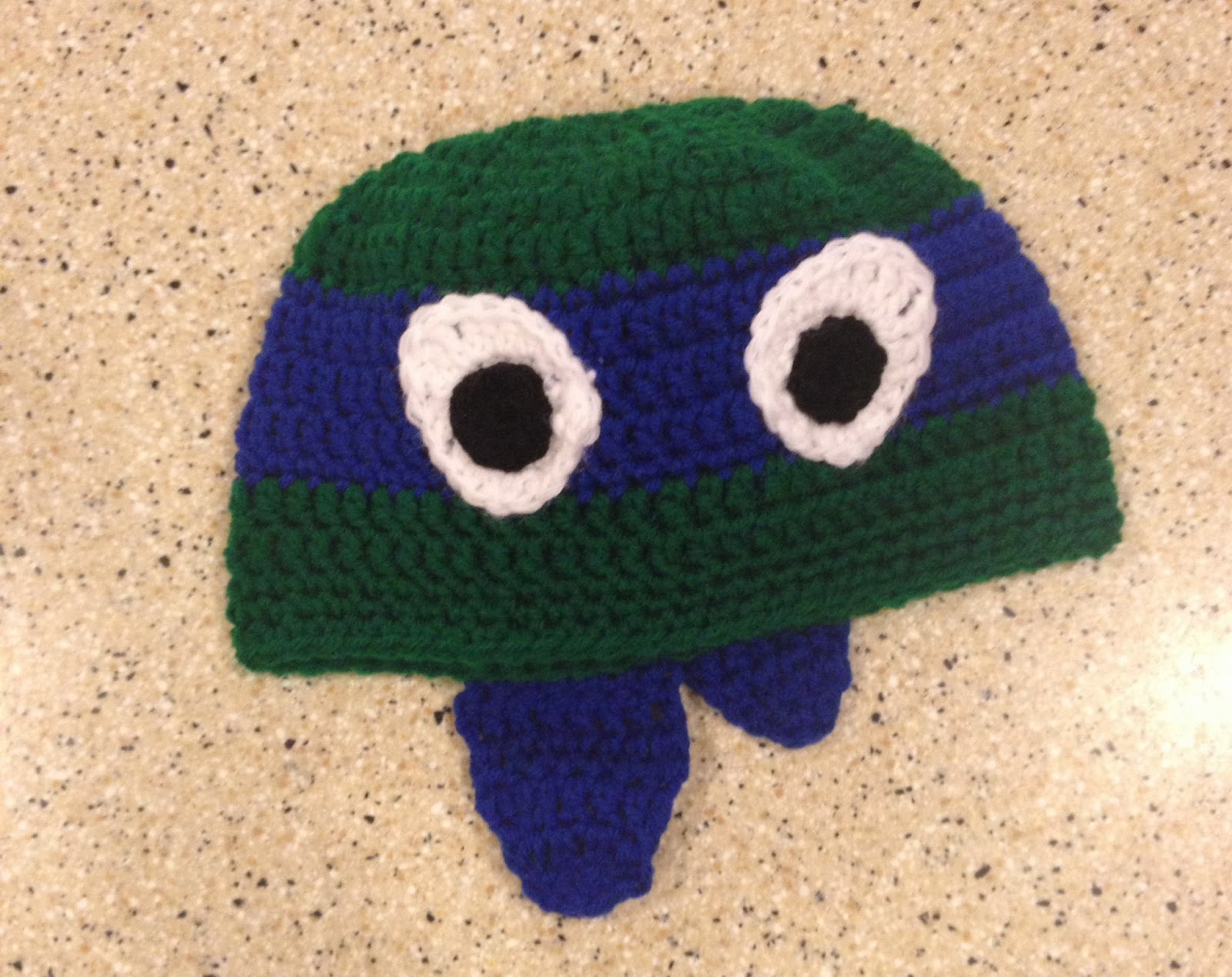 My CRAZY Yarn Obsession: Ninja Turtle Hat Pattern
