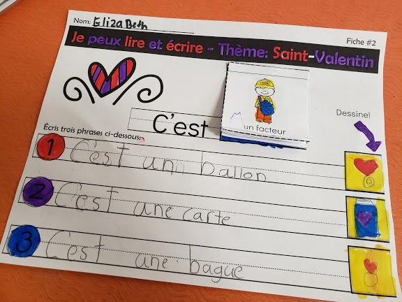 la classe de caro.: Des phrases simples à lire et écrire Thème: Saint ...