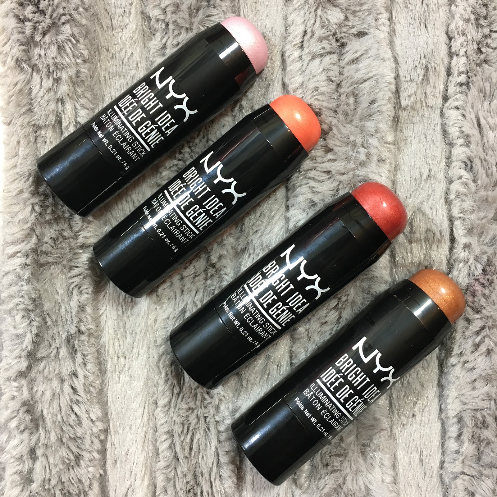 F NYX Bright Idea Illuminating Sticks #Swatches - PrettyPRChick.com