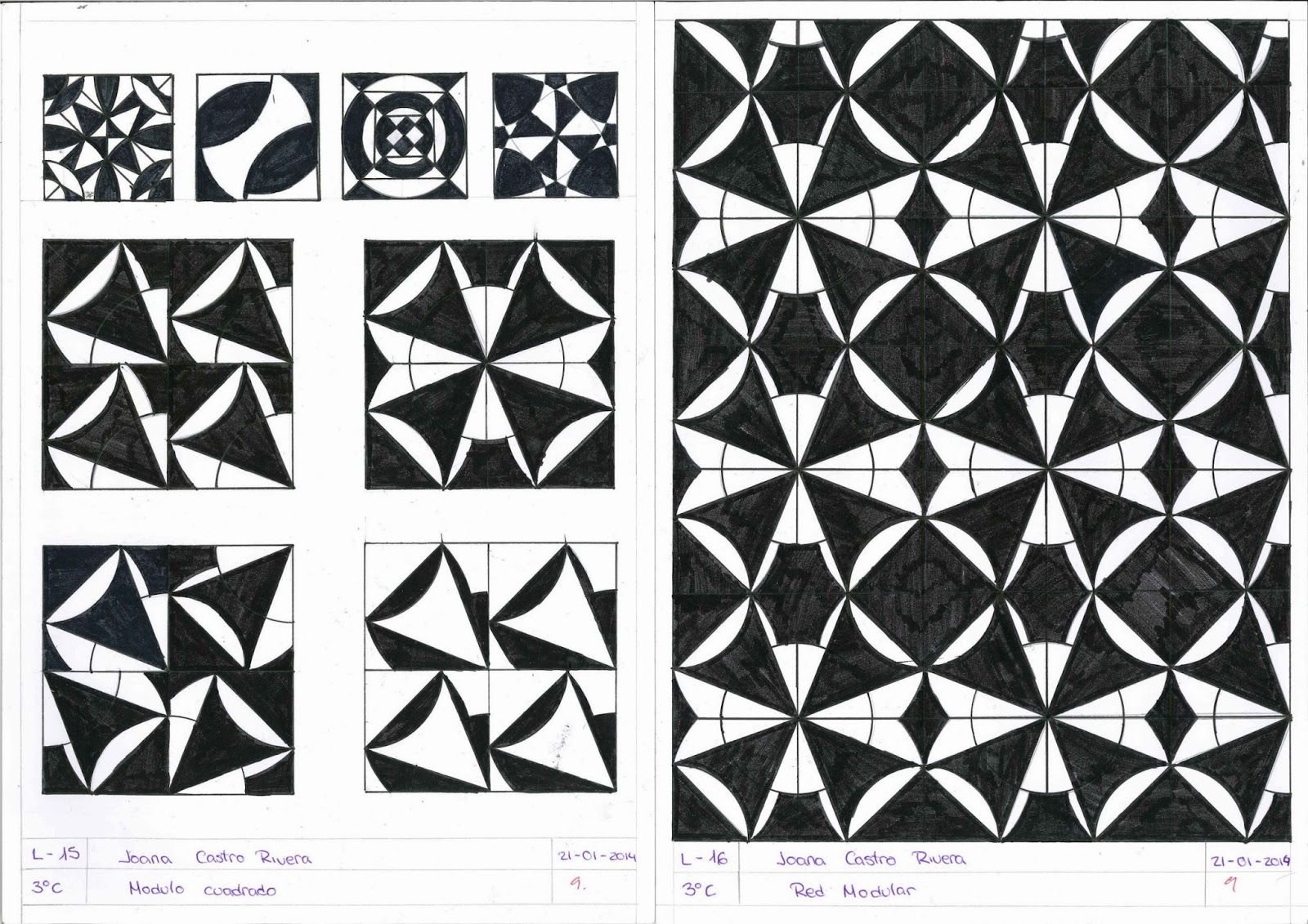 RED MODULAR. CUADRADO | .imagenesola imagen y la educacion plastica y ...