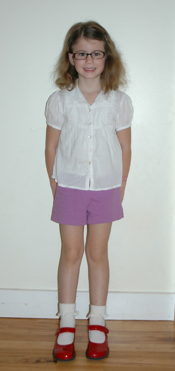 Life on Silver Creek Farm: Claire's first day of first grade