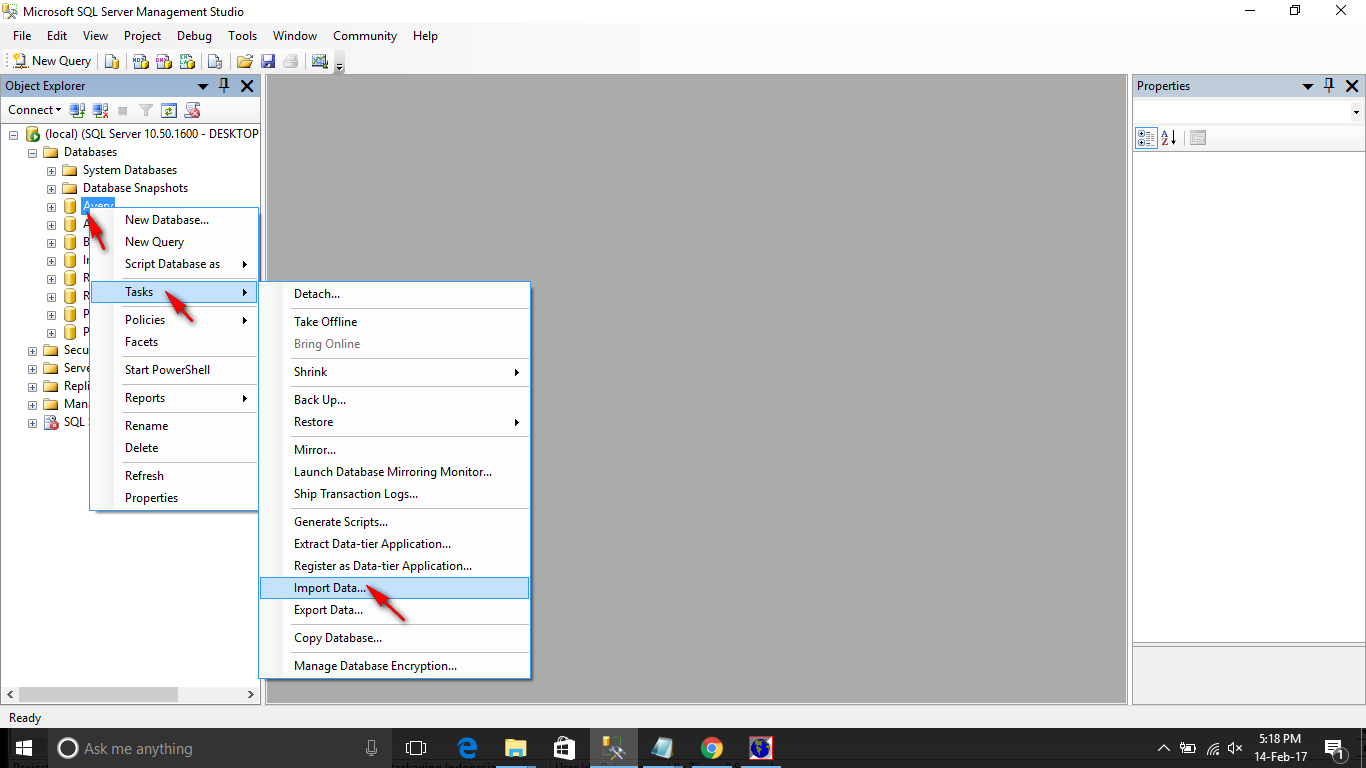 Cara import data excel ke Sql Server 2008 R2