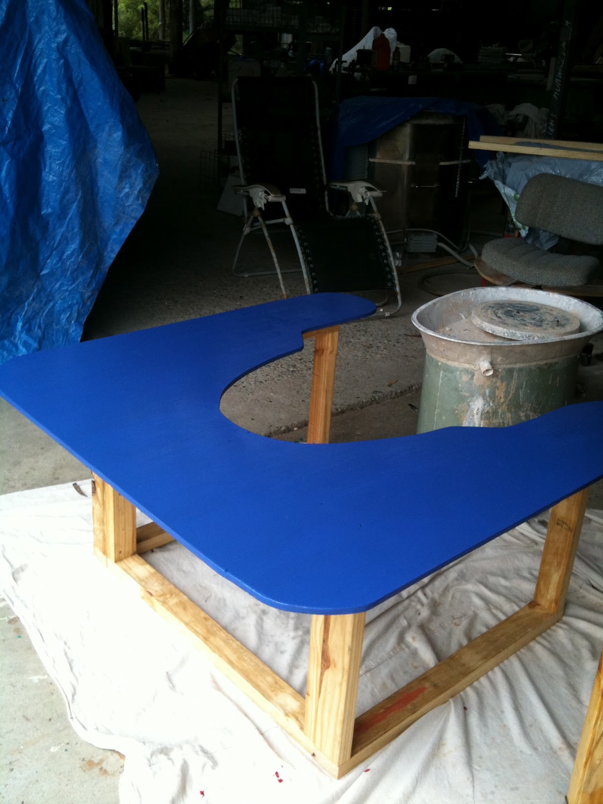 A Wheel Table: Setting Up Your Pottery Studio - Marian Williams Pottery ...