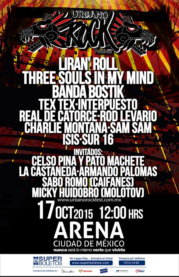 EL MUNDO DE HEDONIA.: URBANO ROCK FESTIVAL, SÁBADO 17 DE OCTUBRE
