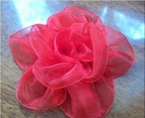 DIY Silk Ribbon Rose - The Idea King
