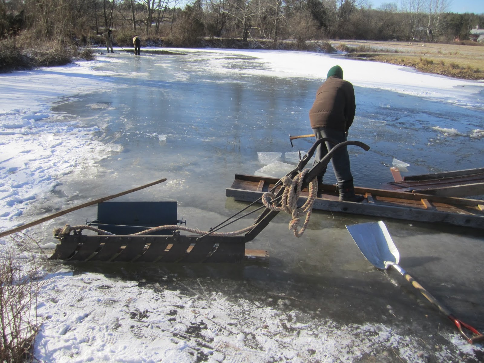 Princeton Nature Notes: Harvesting Ice at Howell History Farm