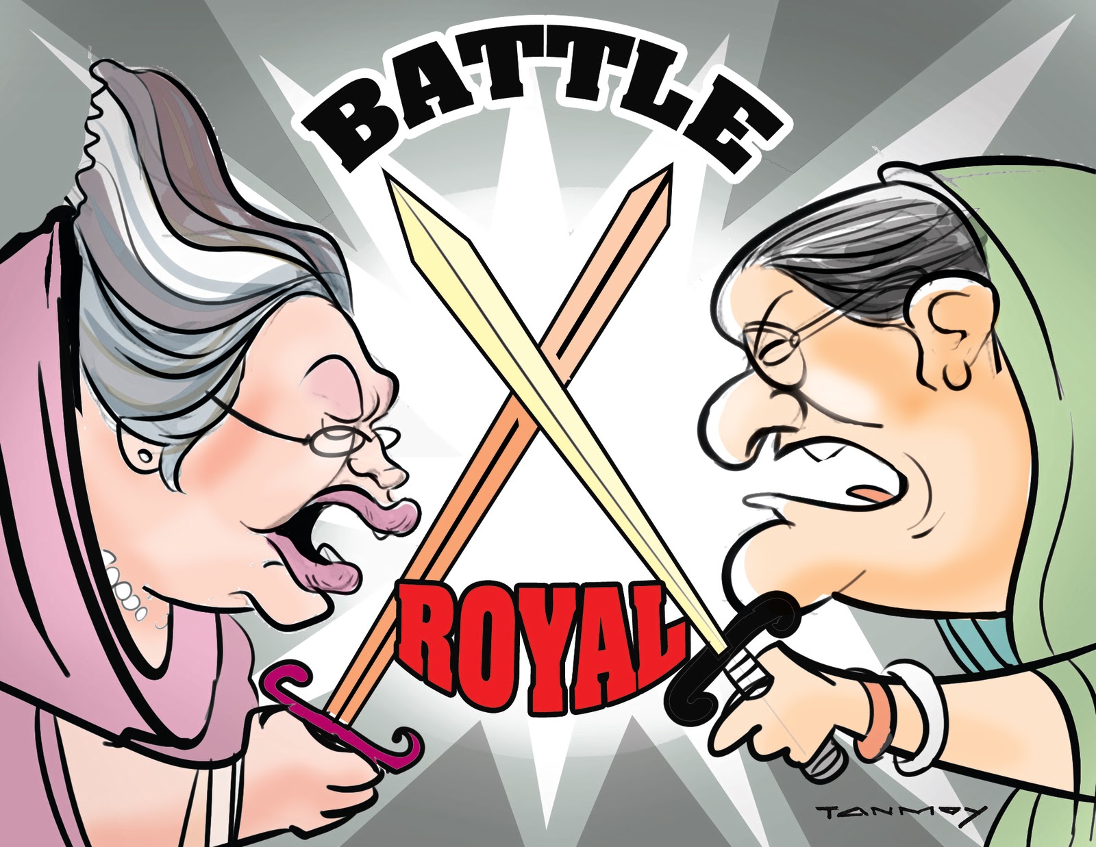 Tanmoy Cartoons: BATTLE ROYAL!