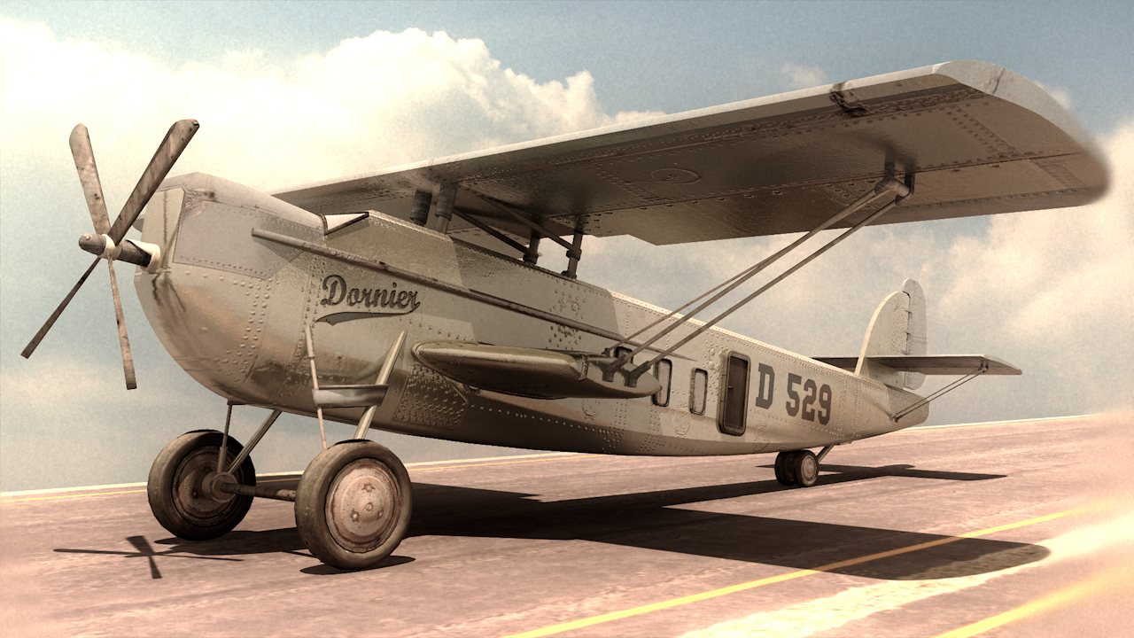 Alex sLevin: DORNIER Airplane [CGI MODEL]