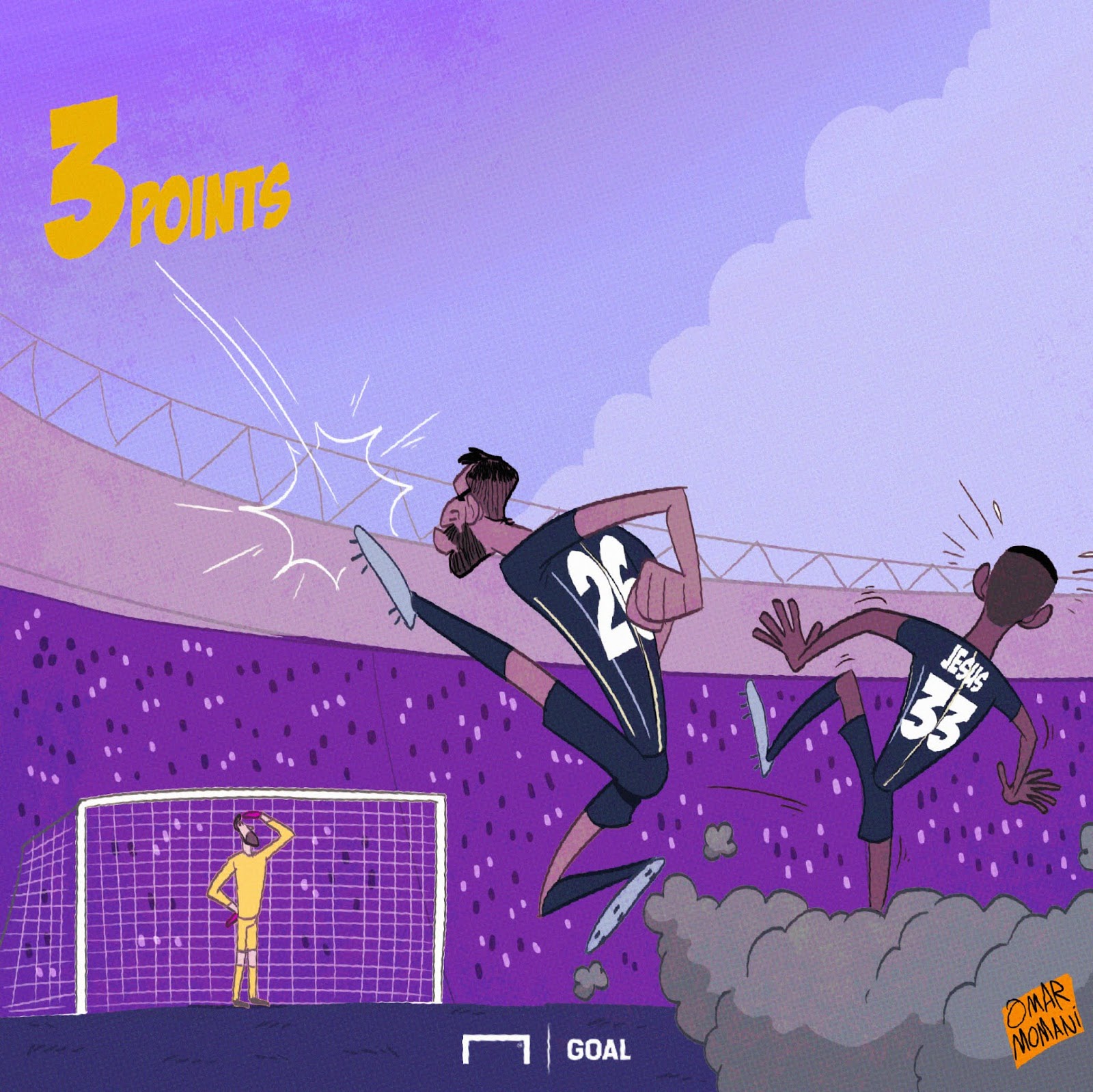 Omar Momani cartoons: You’ve got to feel for Riyad Mahrez... or do you? 👀