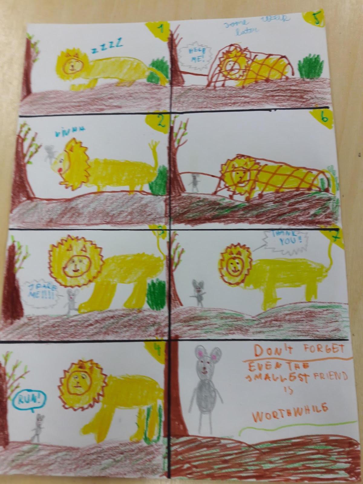 ENGLISH IS EASY! ENGLISH IS OK!: Comics from the year 4 students
