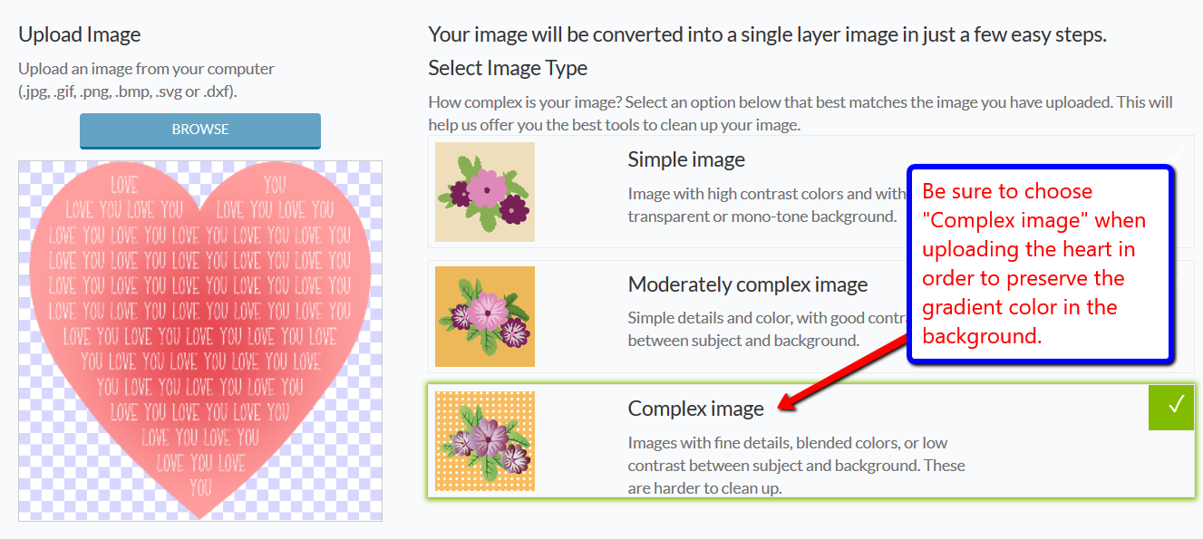 Capadia Designs: "Love You" Heart with Gradient Color (free image to share)