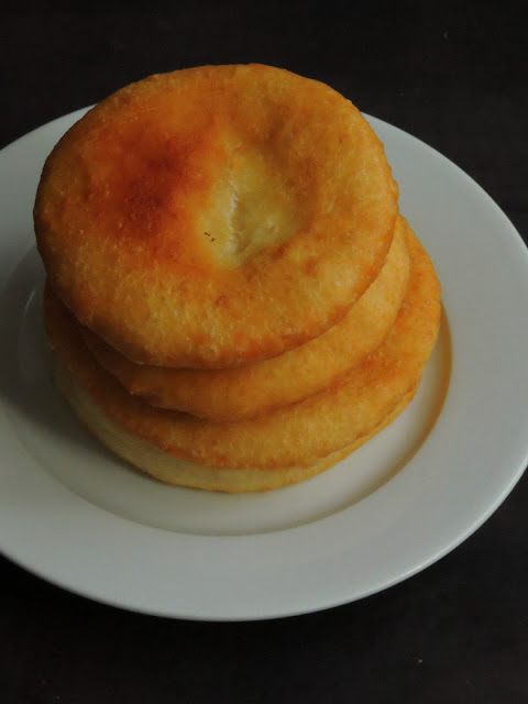 Priya's Versatile Recipes: Le Bokit/Guadeloupean Fried Bread Sandwich/Bokit