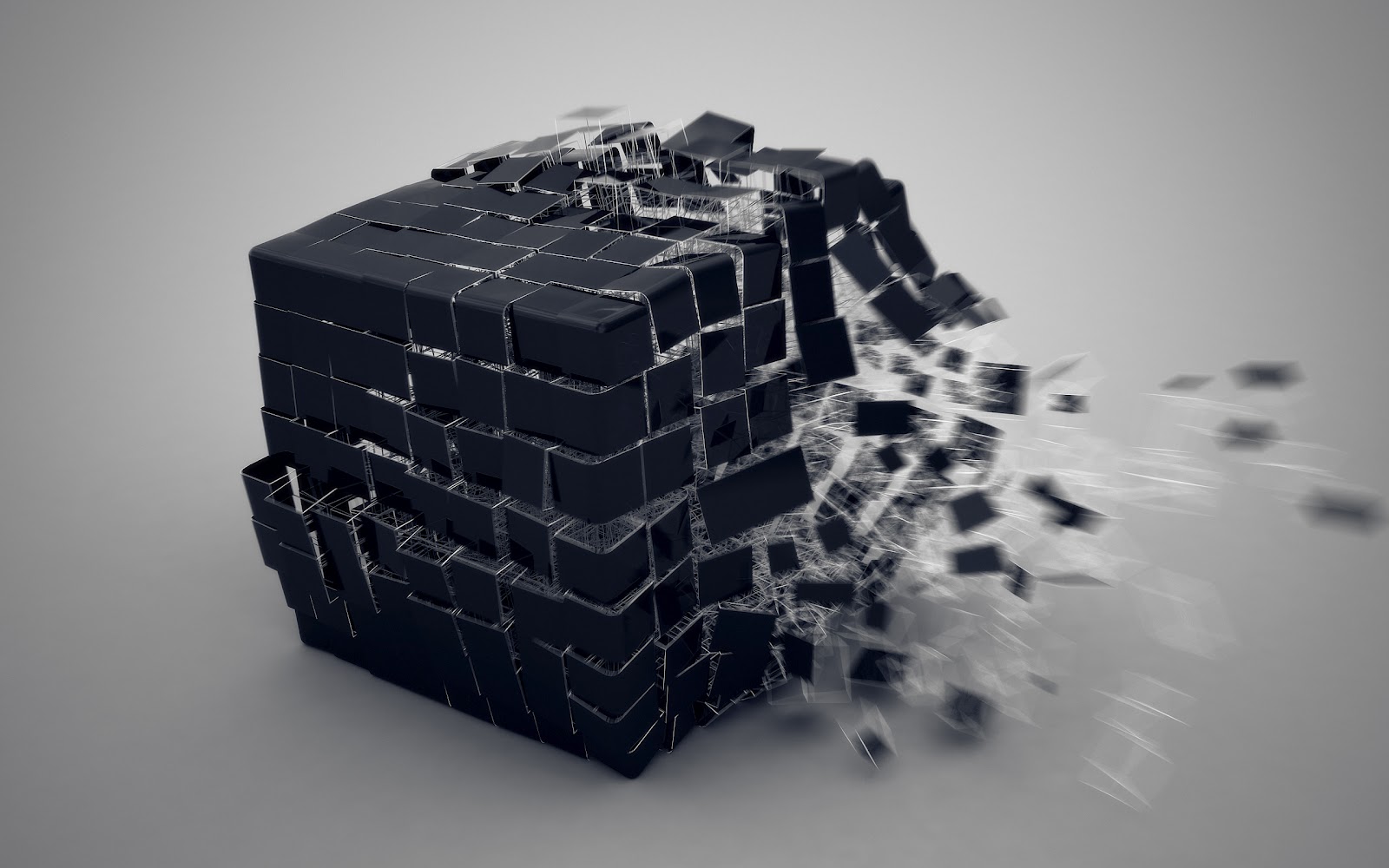 Broken 3d Cubes Amazing HD 3D Wallpapers 3D Backgrounds