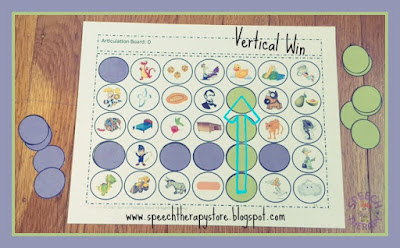 Speech Therapy: How to Play Connect Four Articulation Games