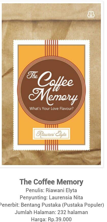 BE A WRITER: [Review Day] The Coffee Memory