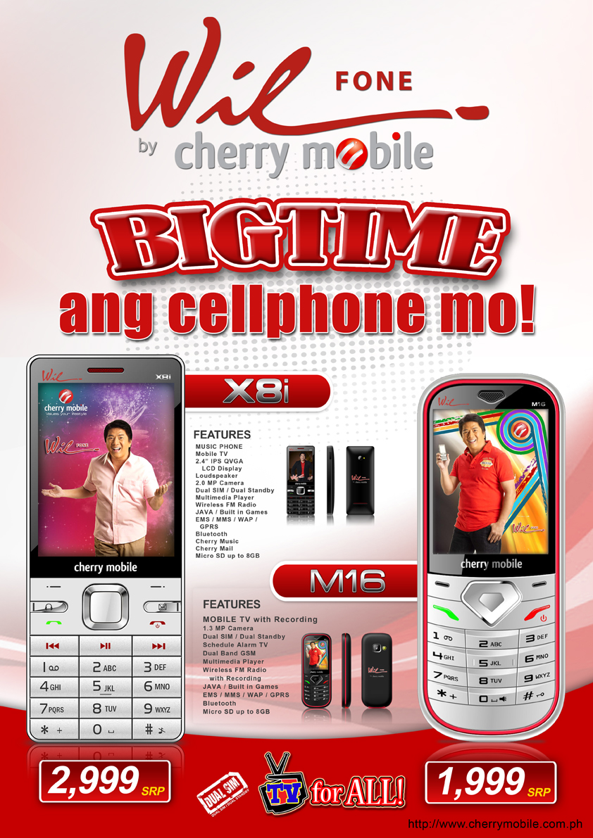 ★STARTRIGA: Wil Fone by Cherry Mobile 'BIGTIME ang cellphone mo ...