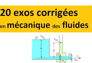 20 exercices corrigées en mécanique des fluides