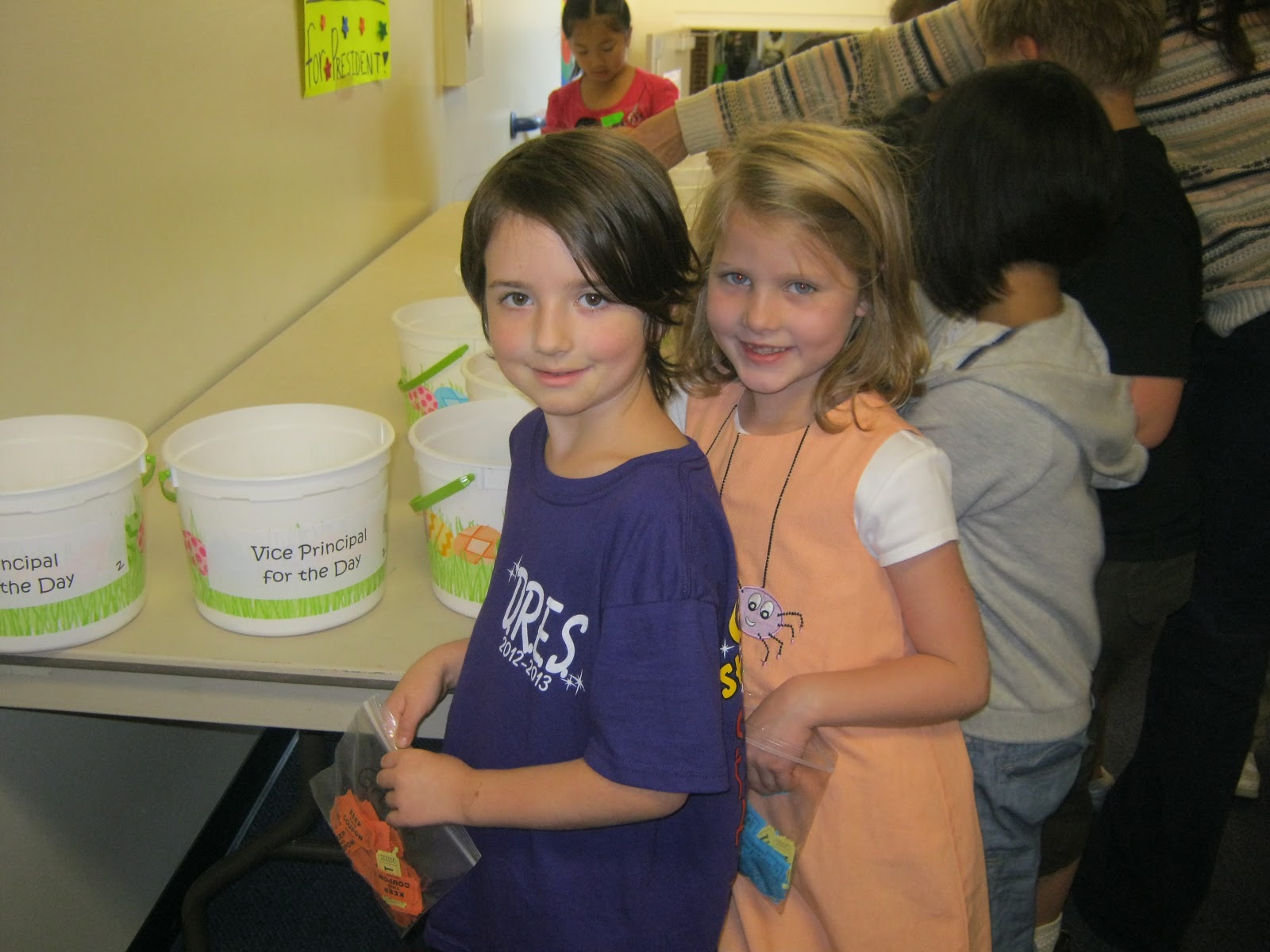 Ms. Newman's 2nd Grade Class: Bucket Prizes!