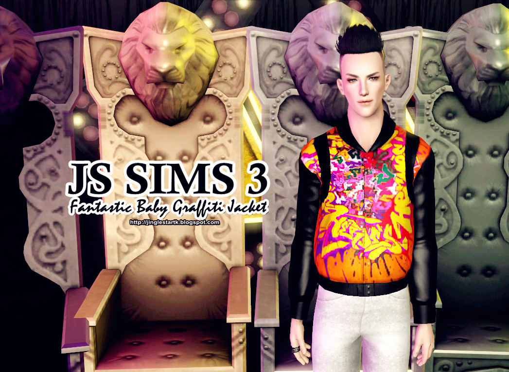 [JS SIMS 3] Fantastic Baby Graffiti Jacket @ JS SIMS :: 痞客邦
