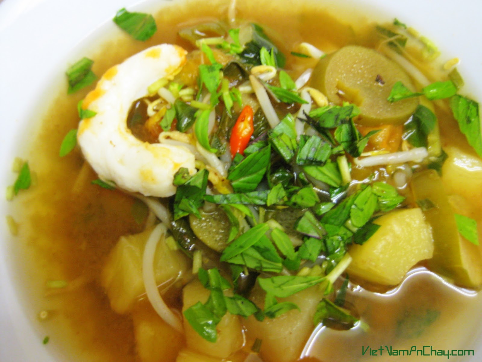 Chào mừng bạn đến với góc tự kỷ của tôi: Bếp Chay Thanh Nhẹ: Canh chua ...