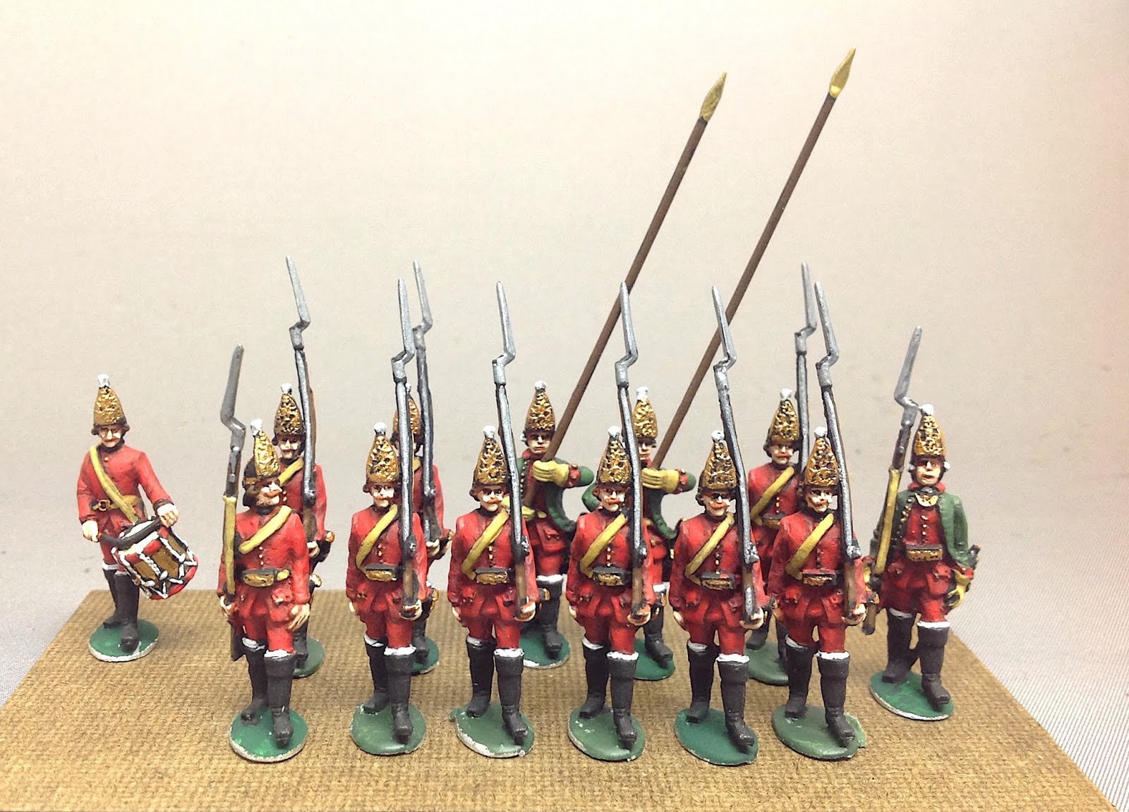 Der Alte Fritz Journal: Russian Observation Corps Grenadiers - Painted
