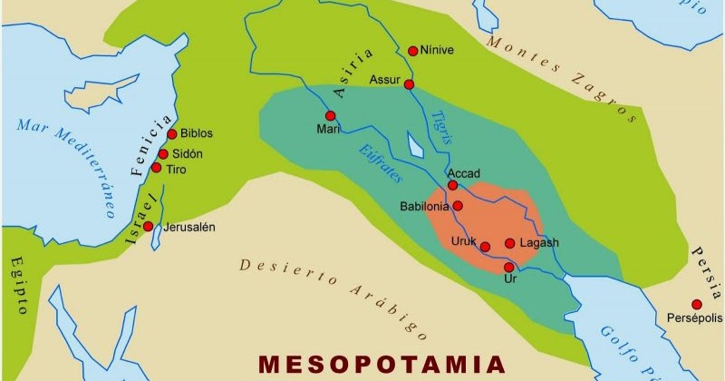 Mesopotamia Mapa