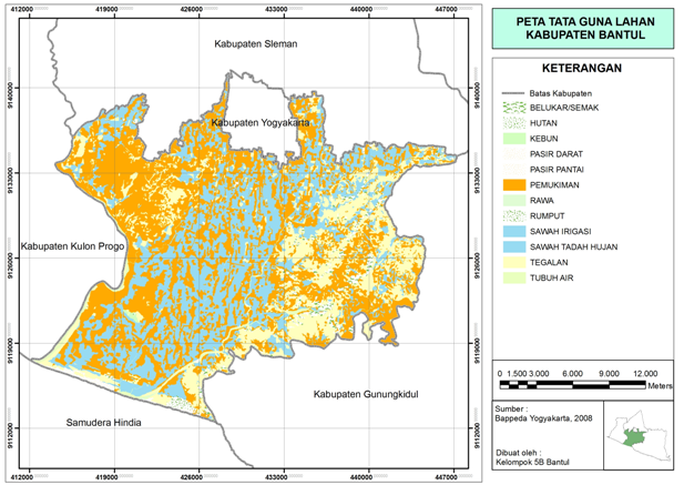 Bantul Magnificent: Kumpulan Peta Kabupaten Bantul