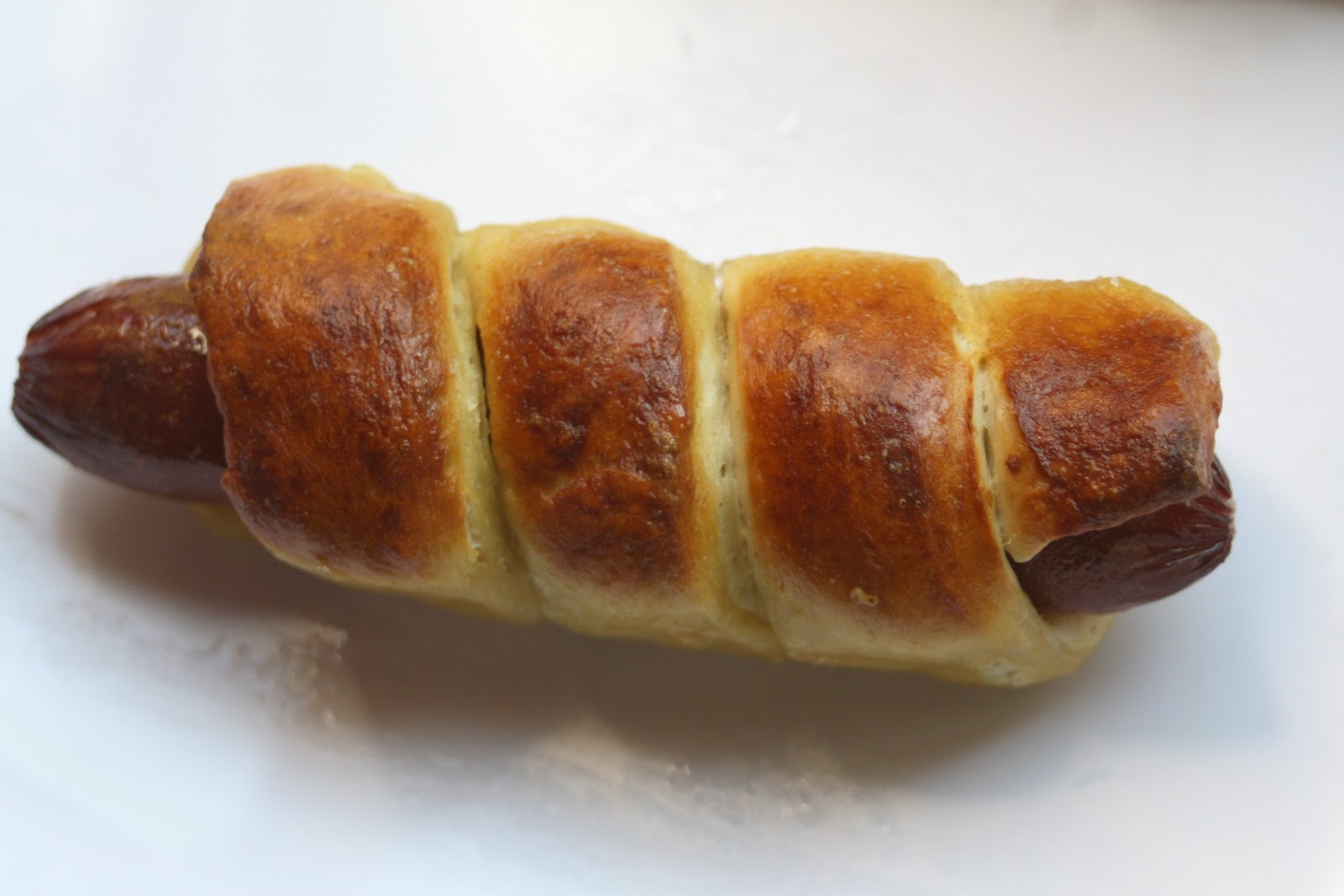Paper Plates and China: Pretzel Rolled Hot Dogs