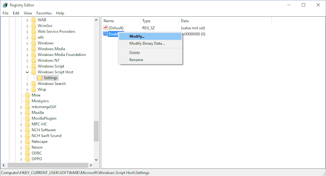 CARA ENABLE WINDOWS SCRIPT HOST | Topikuaman