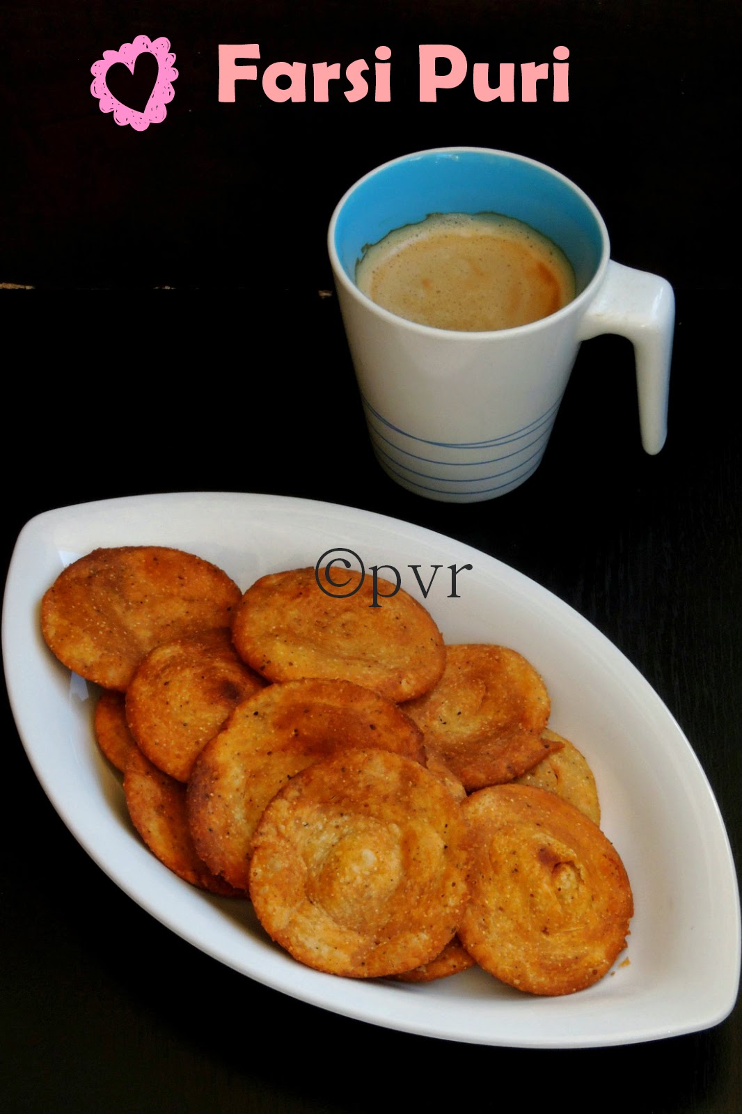 Priya's Versatile Recipes: Farsi Puri - Gujarat Special