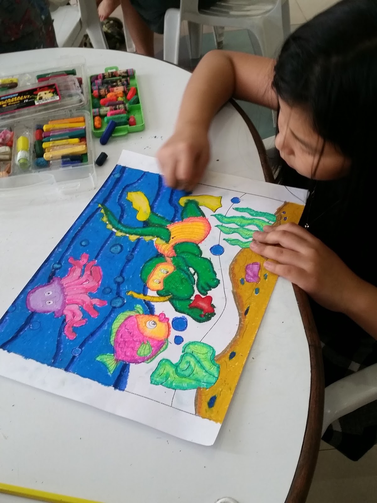 Our Little Princesses: Colouring contest champion!