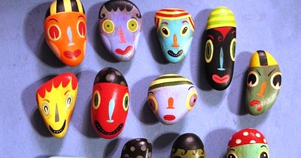 painting on the rocks ~ origami step by step instructions